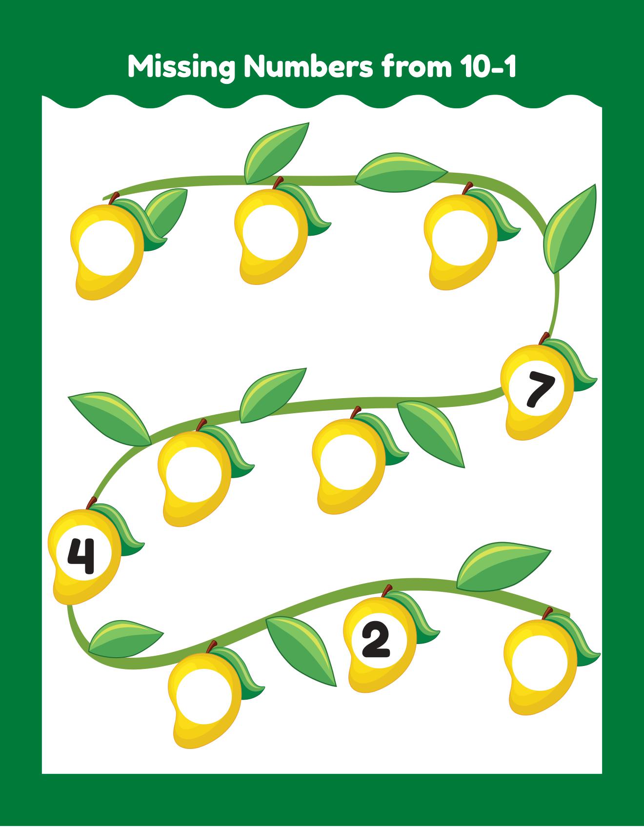 Counting Backwards Worksheets | Numbers 1–100 Printable | Kindergarten ...