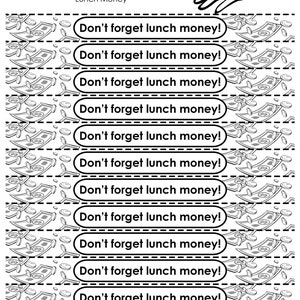 Printable Reminder Bracelets/wristbands - Etsy