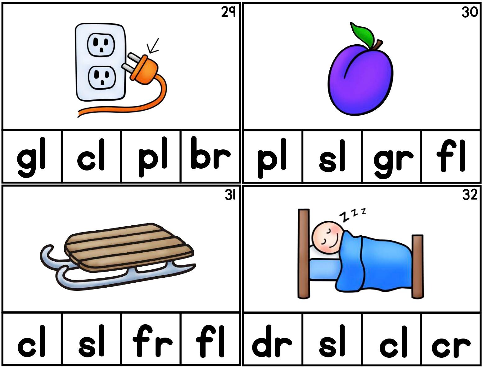 Clip a Blend Literacy Centers - Etsy