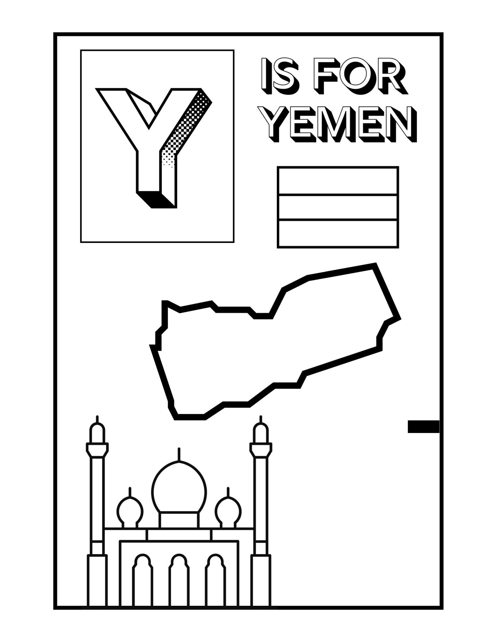 Countries Coloring Alphabet Pages | A - Z - Etsy