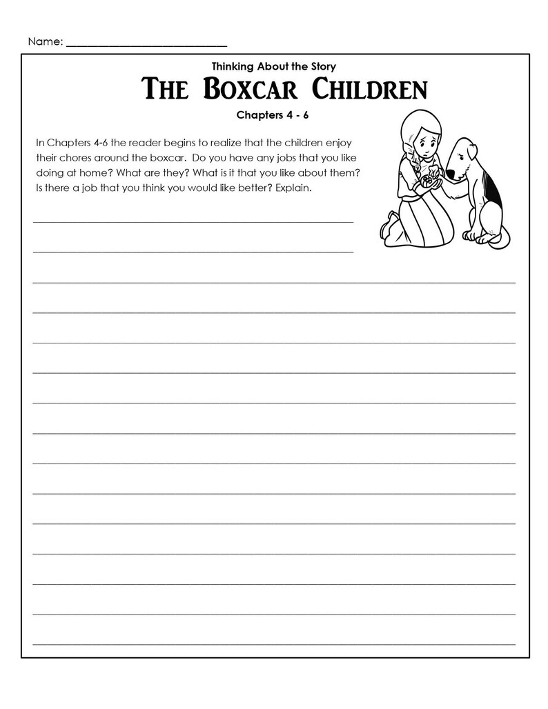 The Boxcar Children Worksheets - Etsy