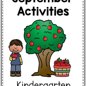 September Math and ELA Worksheet Activities for Kindergarten - Etsy