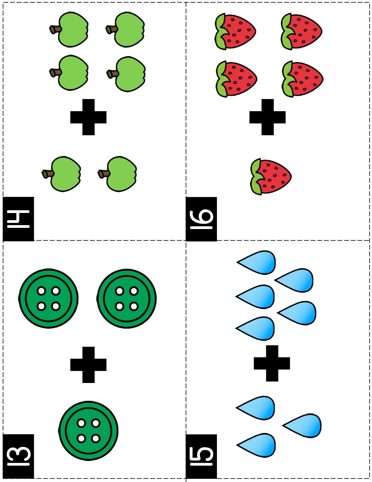 Write the Room Kindergarten Activity | Addition to 10 - Etsy