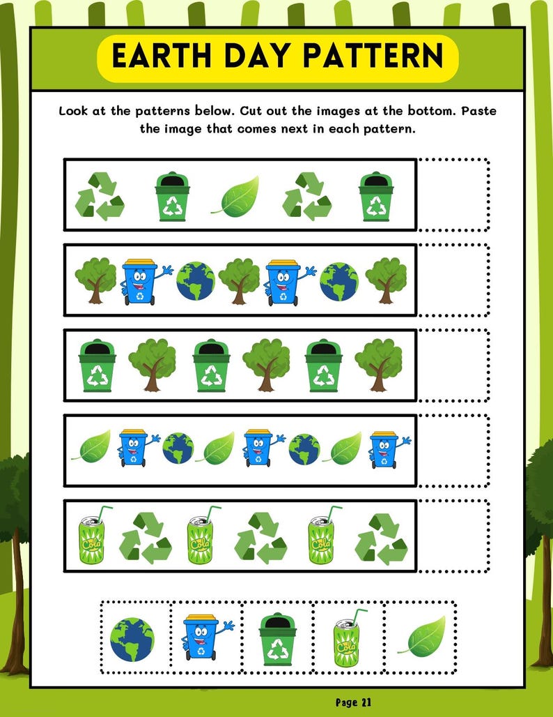 Earth Day Unit for Kindergarten - Etsy