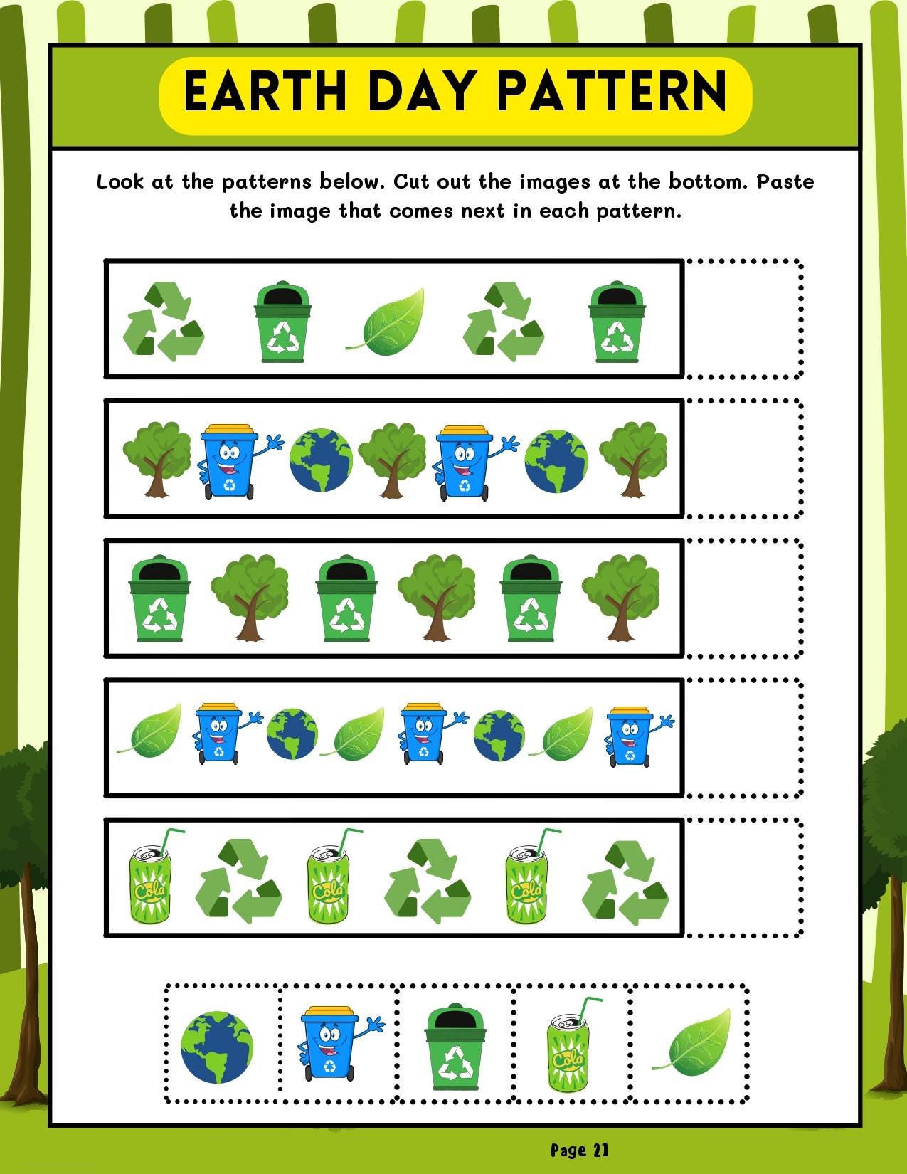 Earth Day Unit for Kindergarten - Etsy