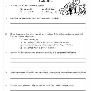 The Boxcar Children Worksheets - Etsy