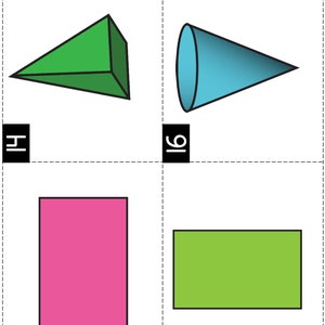 Write the Room Kindergarten Activity | 2D & 3D Shapes - Etsy