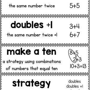 Word Wall Math Vocabulary Cards - Etsy
