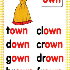 Phonics Patterns Printables - Etsy