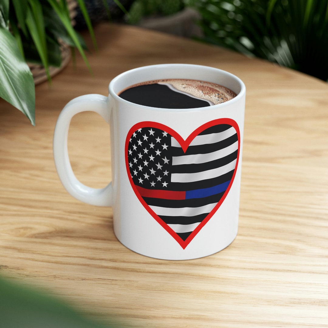 RESPECT FIRST RESPONDERS Ceramic Mug 11oz - Etsy