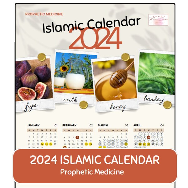 2024 Yearly Hijri Calendar - Etsy