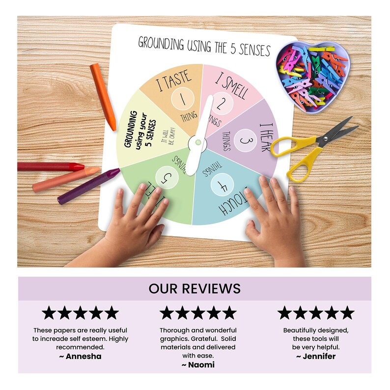 Feeling Wheel Spinner for Classroom Calm Center Idea for Montessori ...