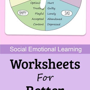Homeschool Feeling Wheel for Grounding Feeling School Therapist Tool ...