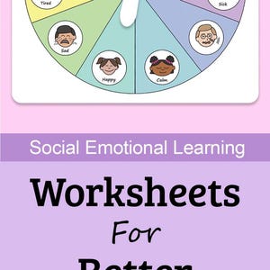 Feeling Wheel Spinner Handmade Feelings Chart for Kid Emotion Wheel ...