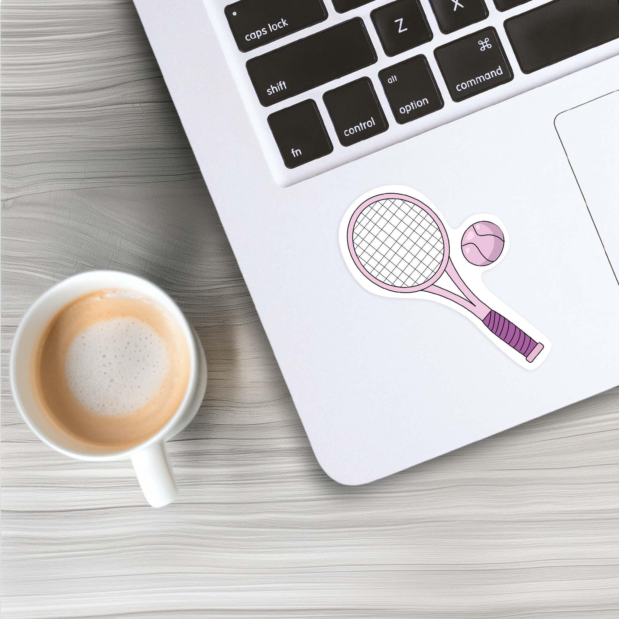 Tennis Racket Sticker for Teen Girl Tennis Lover Decal for Car Tennis ...