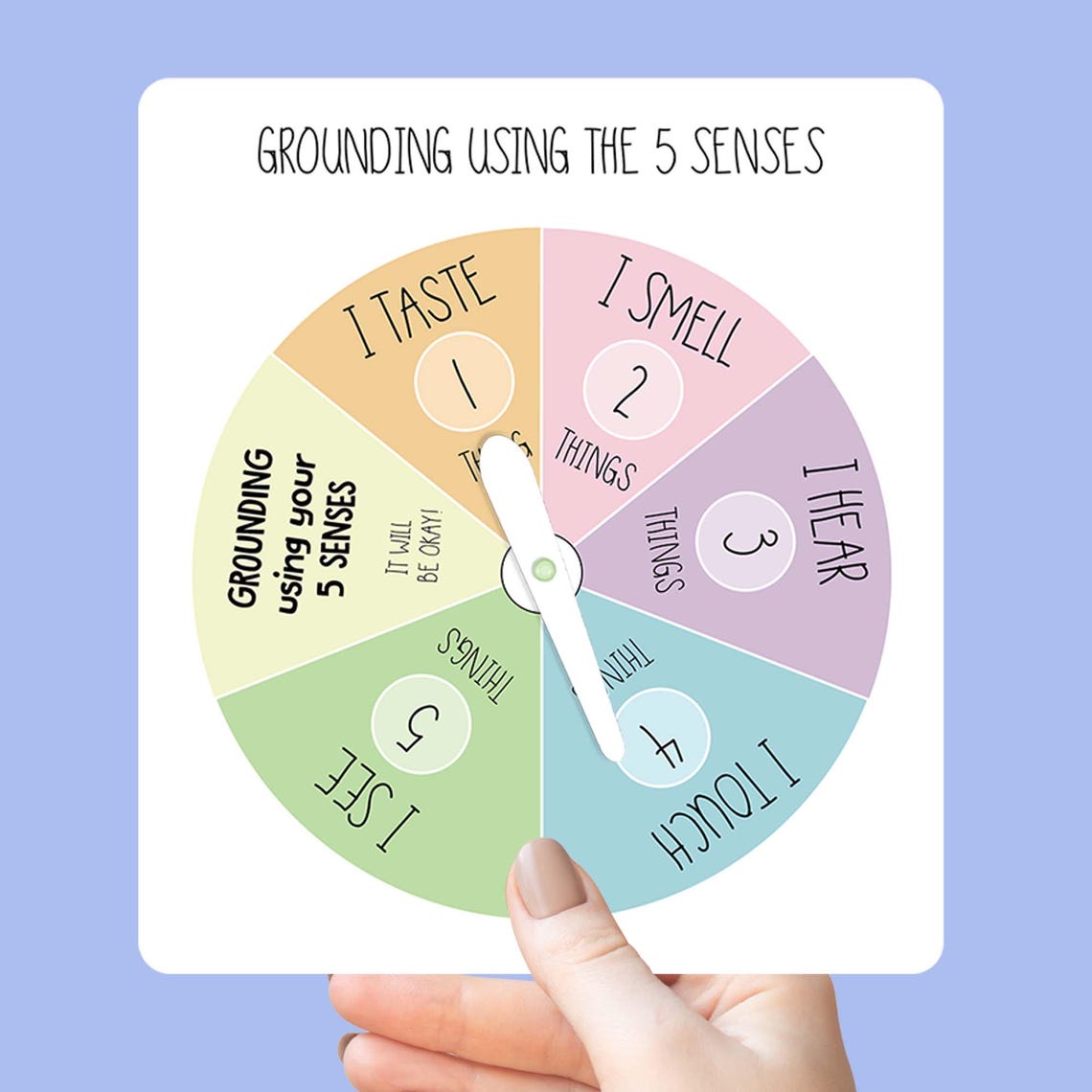 Therapy Emotion Wheel for Kid Feeling Wheel Therapy Game for Child ...