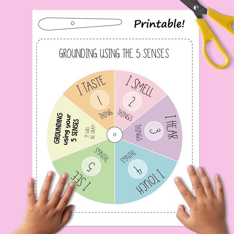Feeling Wheel Spinner for Classroom Calm Center Idea for Montessori ...