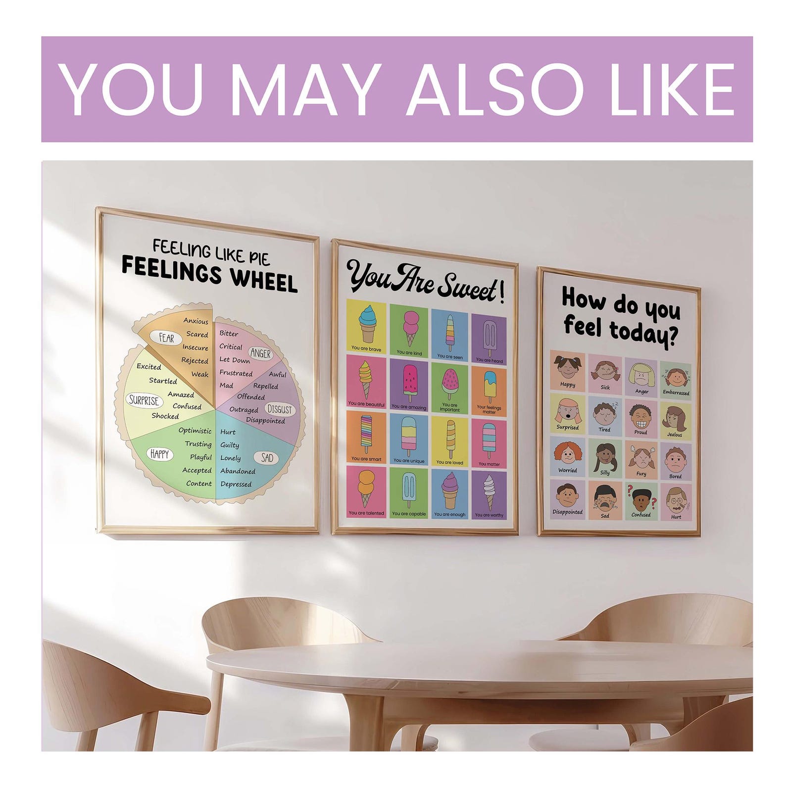 Feeling Wheel Spinner for Classroom Calm Center Idea for Montessori ...