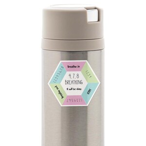 4 7 8 Breathing Sticker for Therapy Breathing Practice Sticker for ...