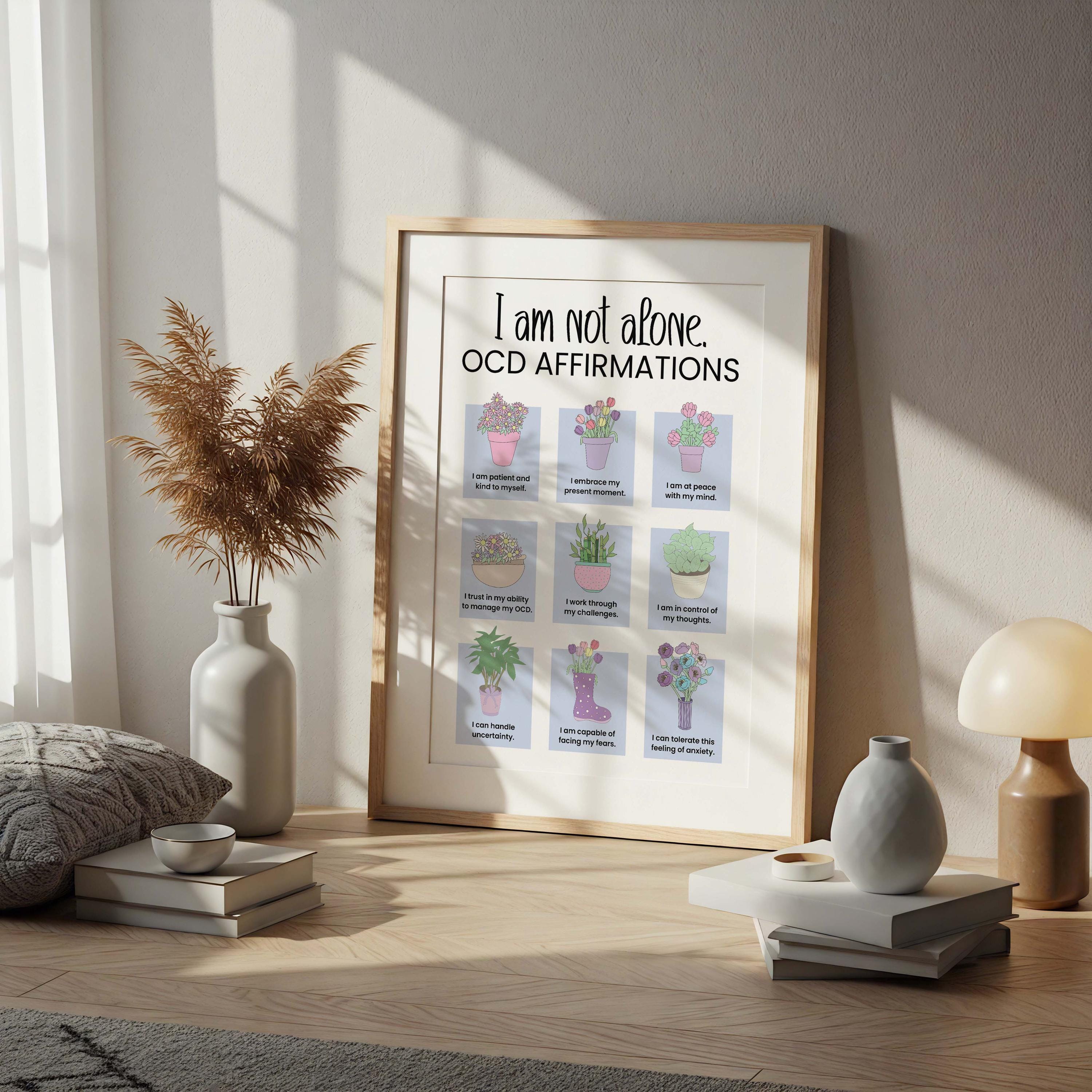 OCD Psychology Office Printable for Therapy Office Wall Art for ...