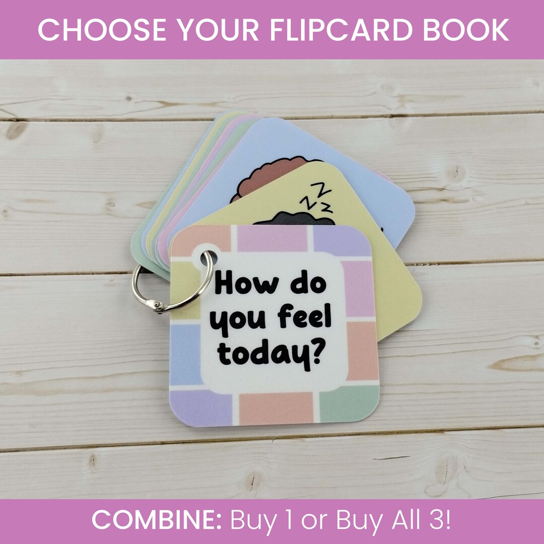 Emotional Support Card for Kindergarten Calm Down Corner Idea Feeling ...