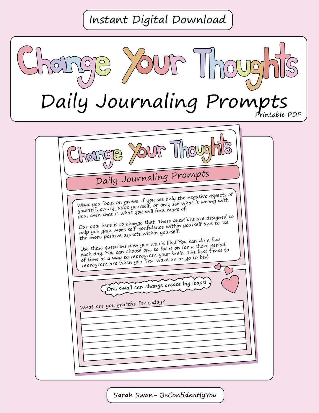 Change Your Negative Thoughts/ Negative Thought Reprogramming ...