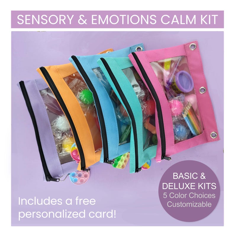 Feeling Activity Set for Classroom Calm Corner Fidget Box Kindergarten ...