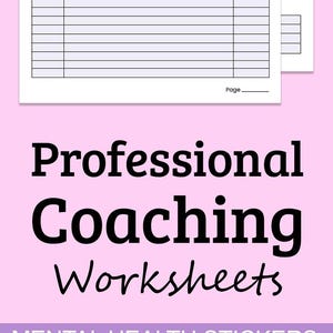 Professional Mental Health Coaching Bundle Client Intake Form Coaching ...
