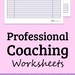 Professional Mental Health Coaching Bundle Client Intake Form Coaching ...