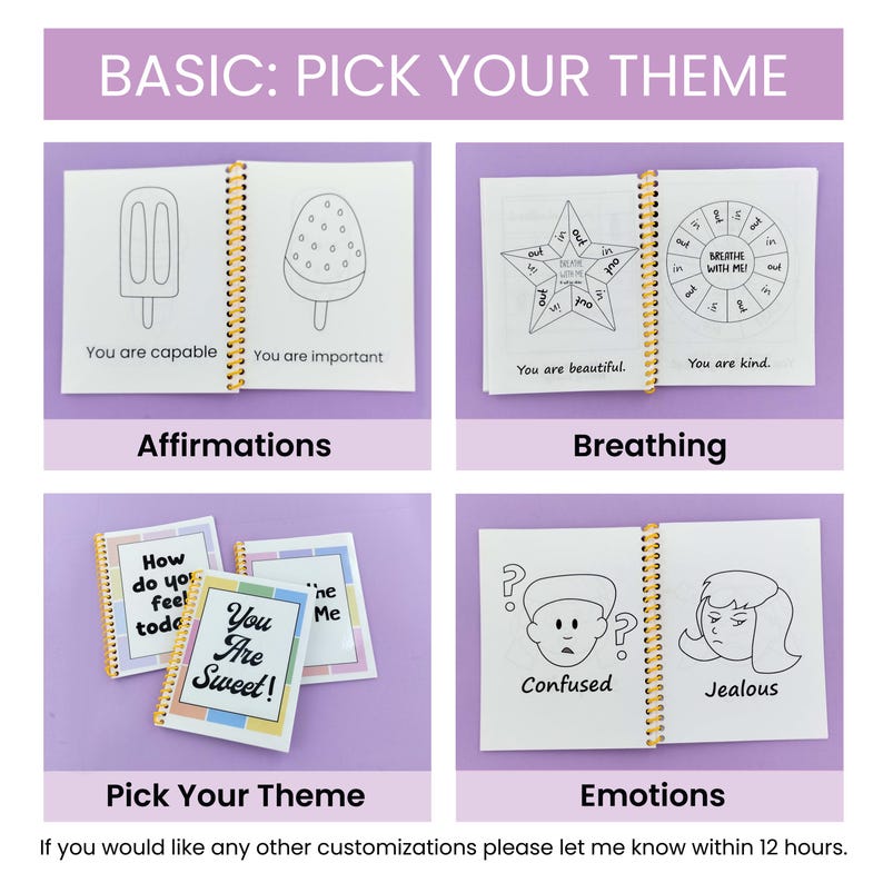 Feeling Activity Set for Classroom Calm Corner Fidget Box Kindergarten ...