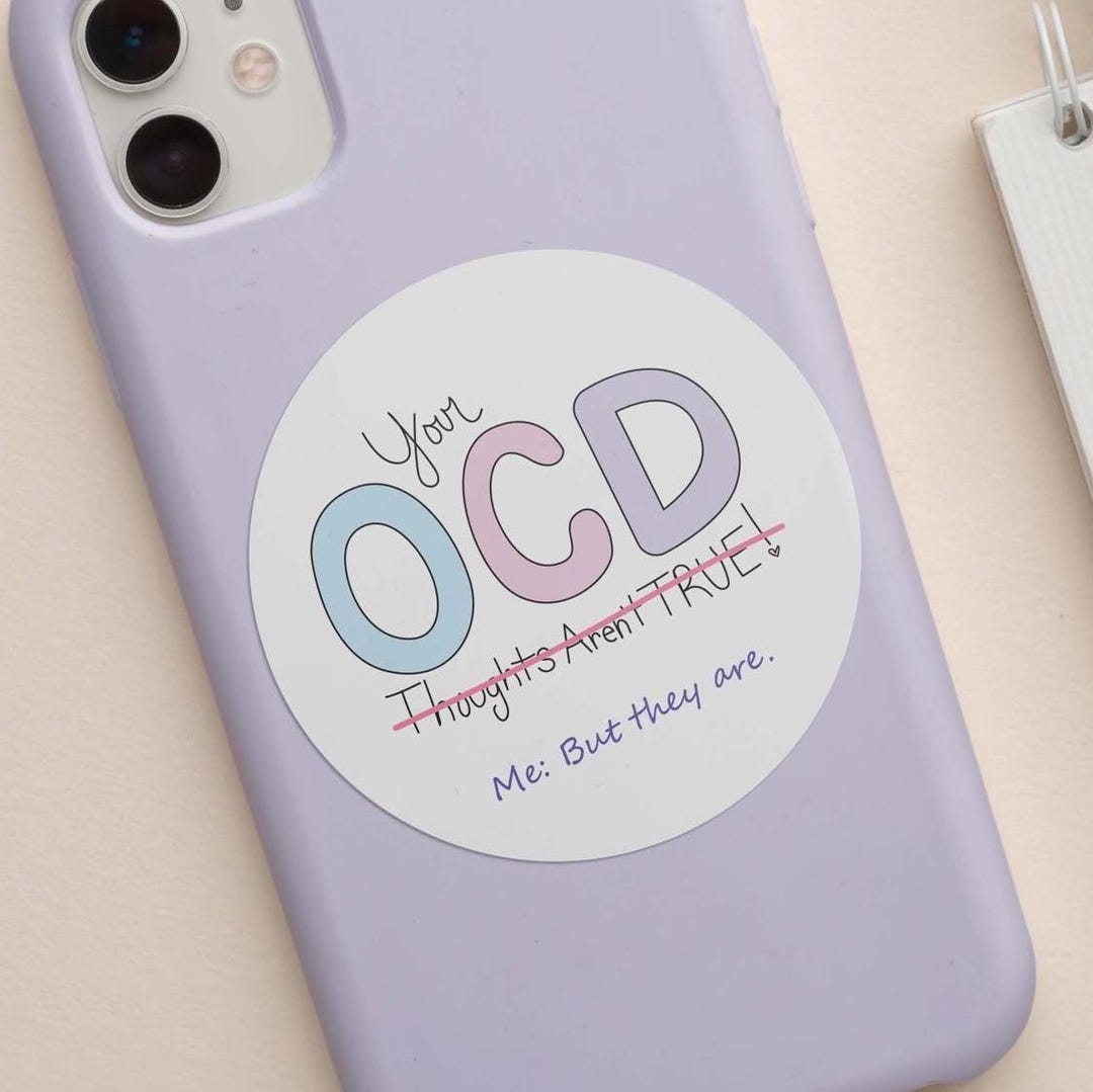 OCD Mental Health Sticker for Anxiety Sensory Decal for OCD Therapy ...
