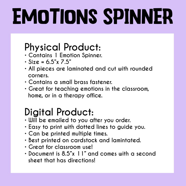Homeschool Feeling Wheel for Grounding Feeling School Therapist Tool ...