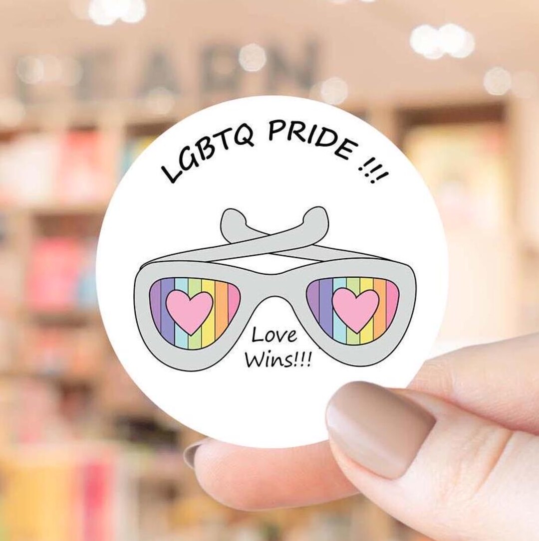 LGBTQ Pride Colorful Ally Support Decal for Bisexual Girl Sticker for ...