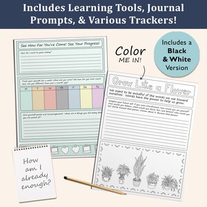 Reframe Negative Thought Worksheet Inner Critic Workbook Belief Mindset ...