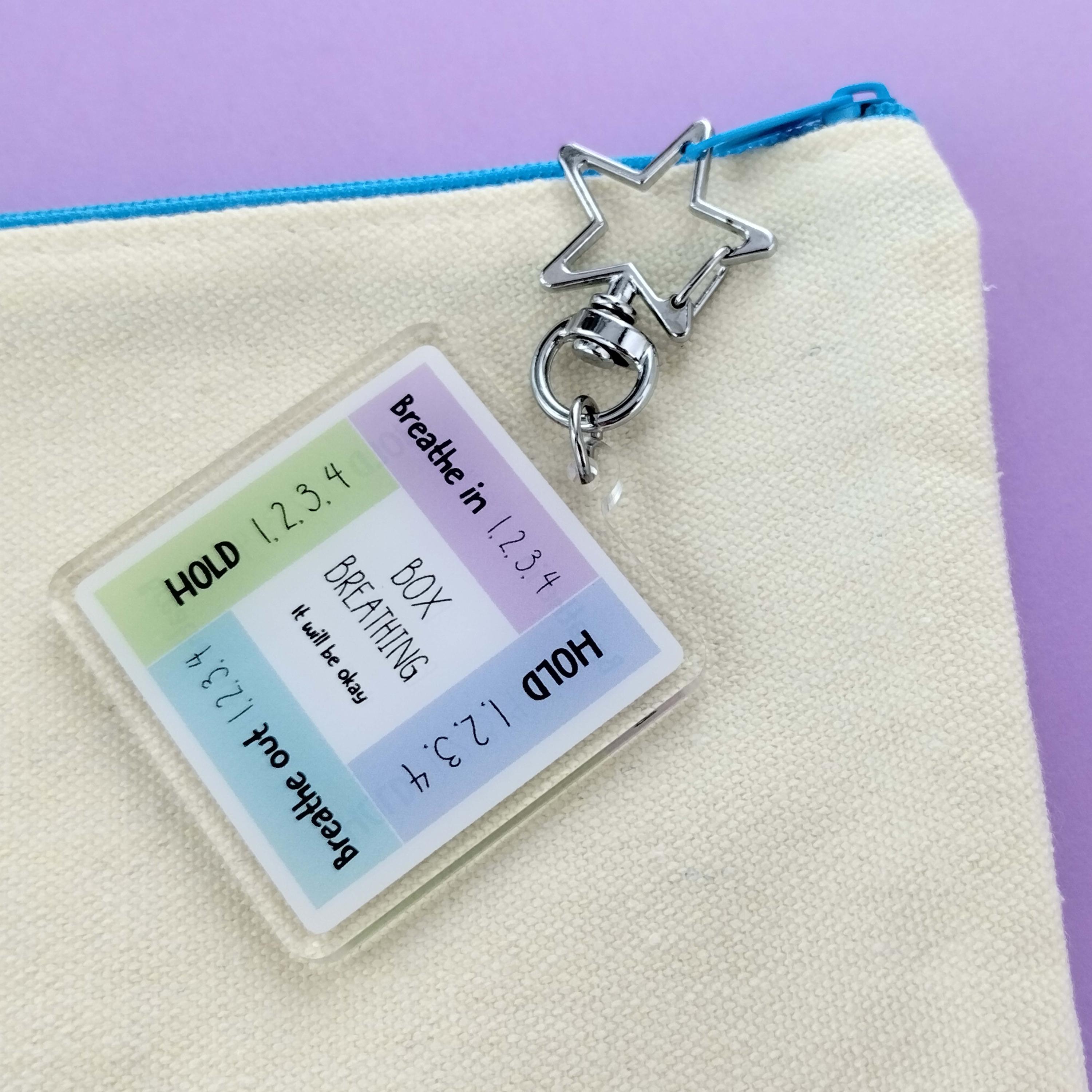 54321 Grounding Strategy Tool for Panic Attack Keychain for Stress ...