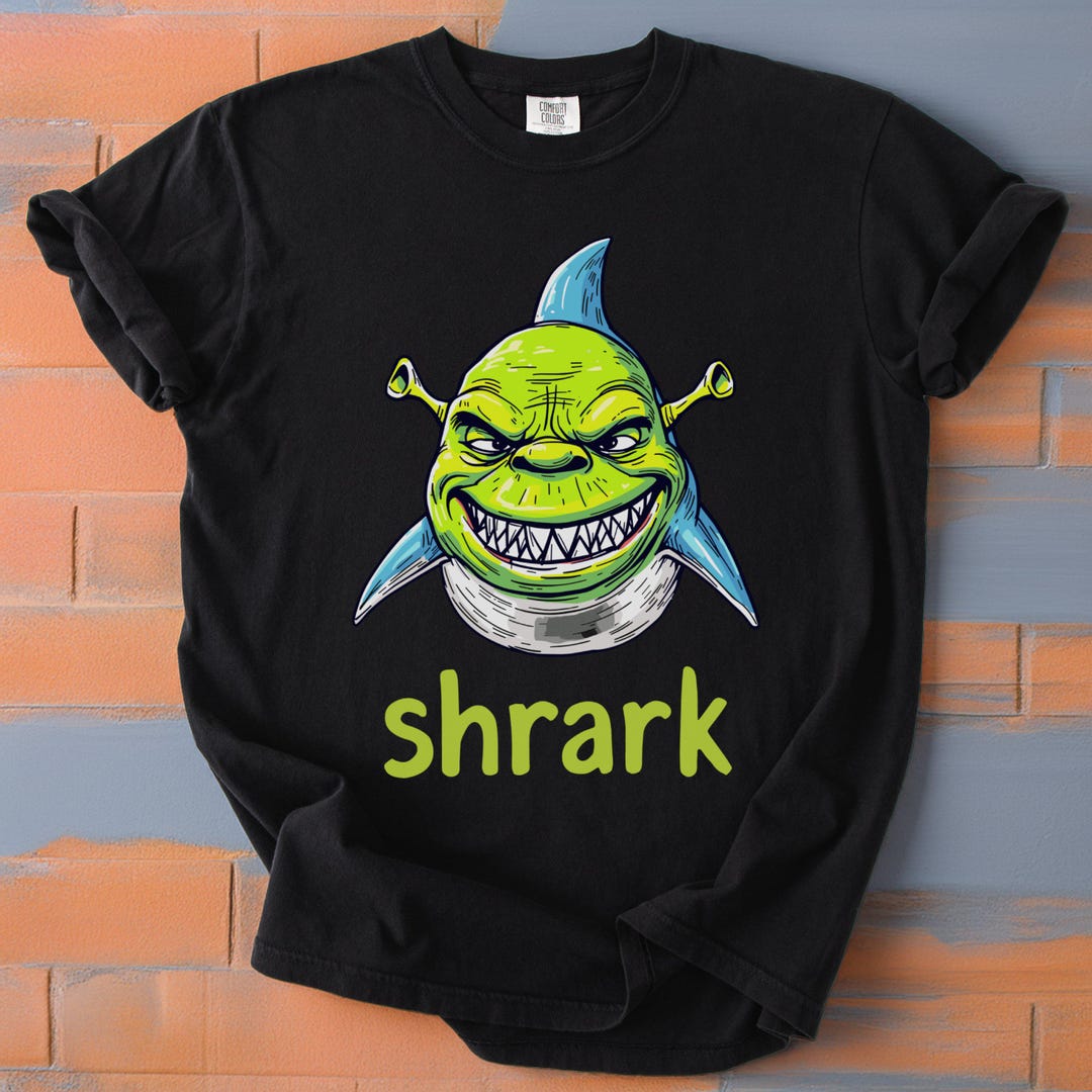 Shrek Shirt Shrark Meme - Shrek Meme Shirt, Shrek Gift, Shrek T Shirt ...