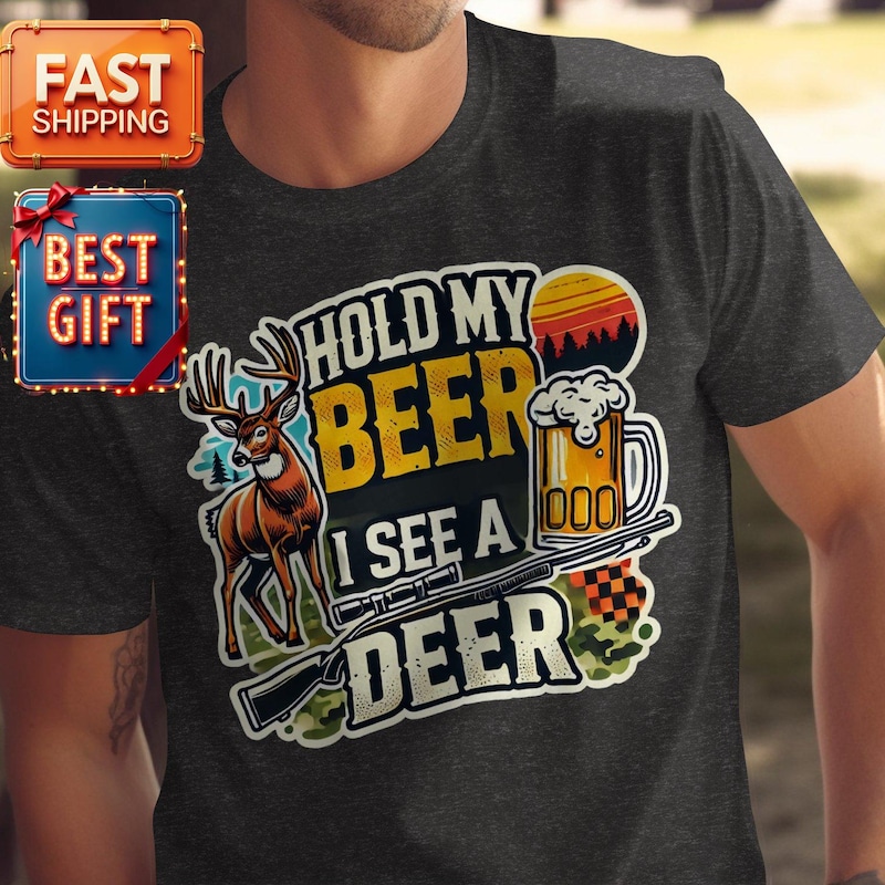 Funny Hunting Deer Shirt - Etsy