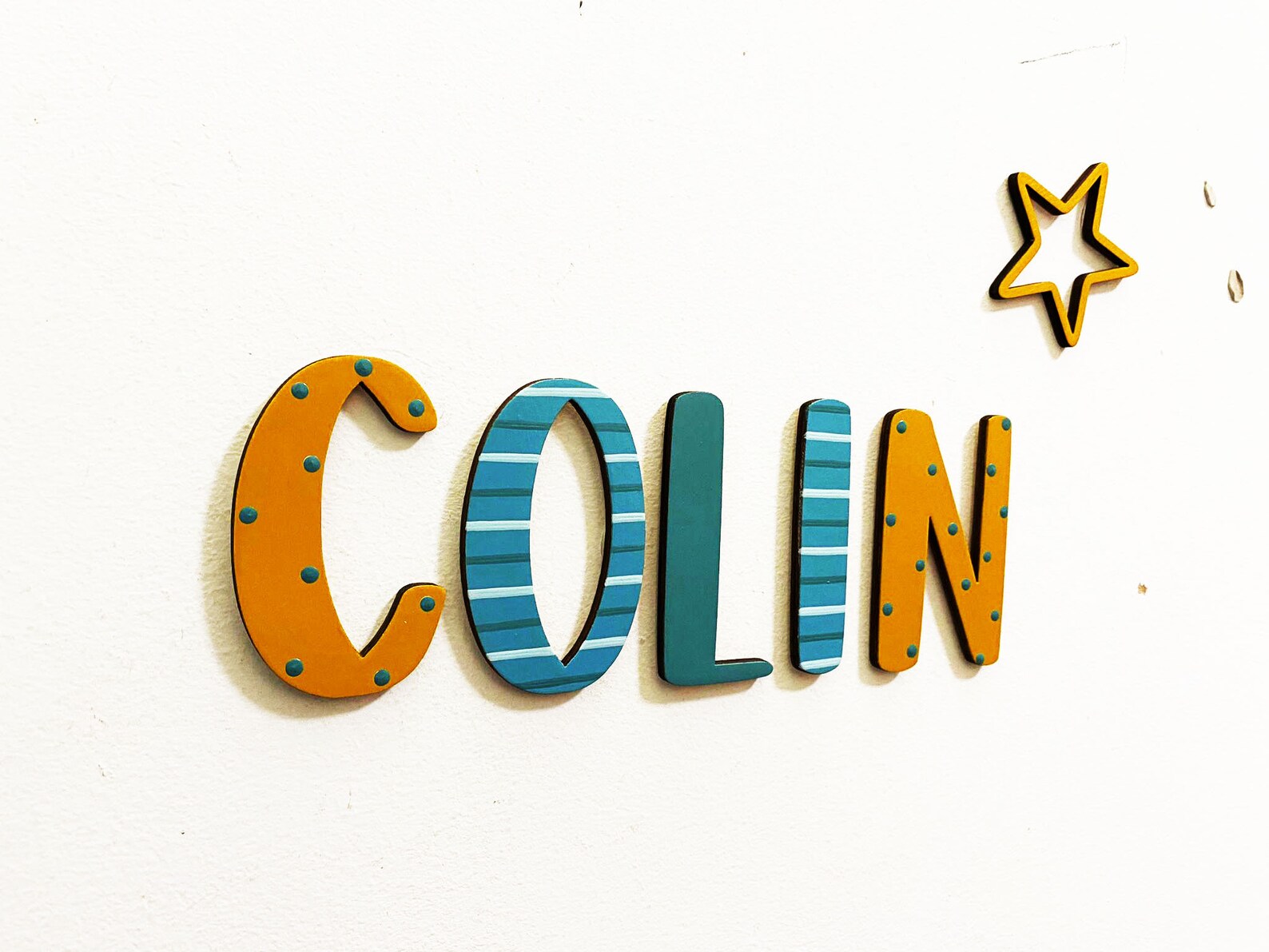 Wooden Name Sign, Wooden Letters, Name Sign, Nursery Letters ...
