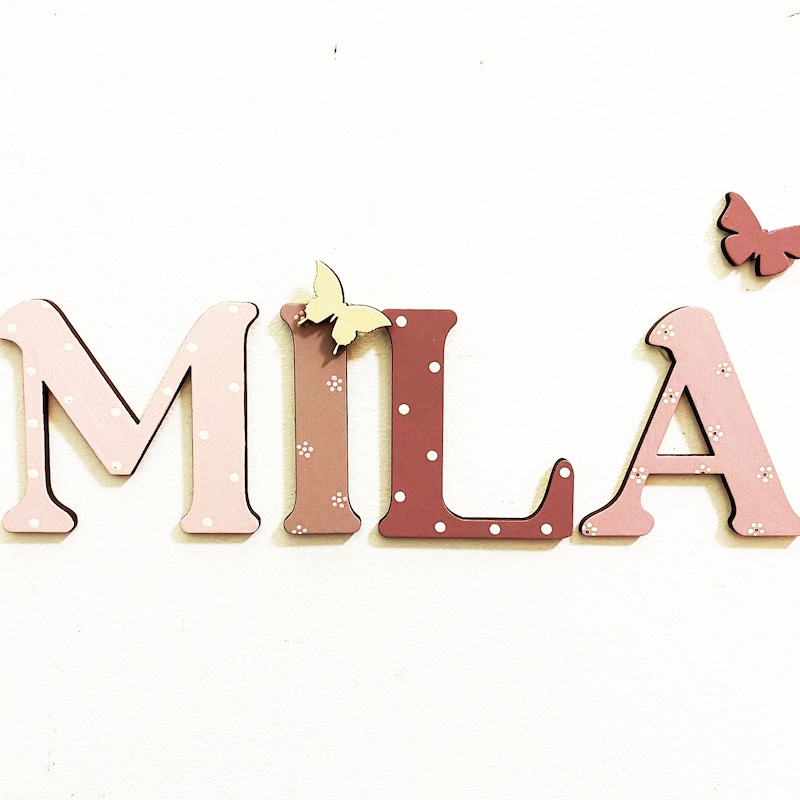 Wooden Letters - Etsy