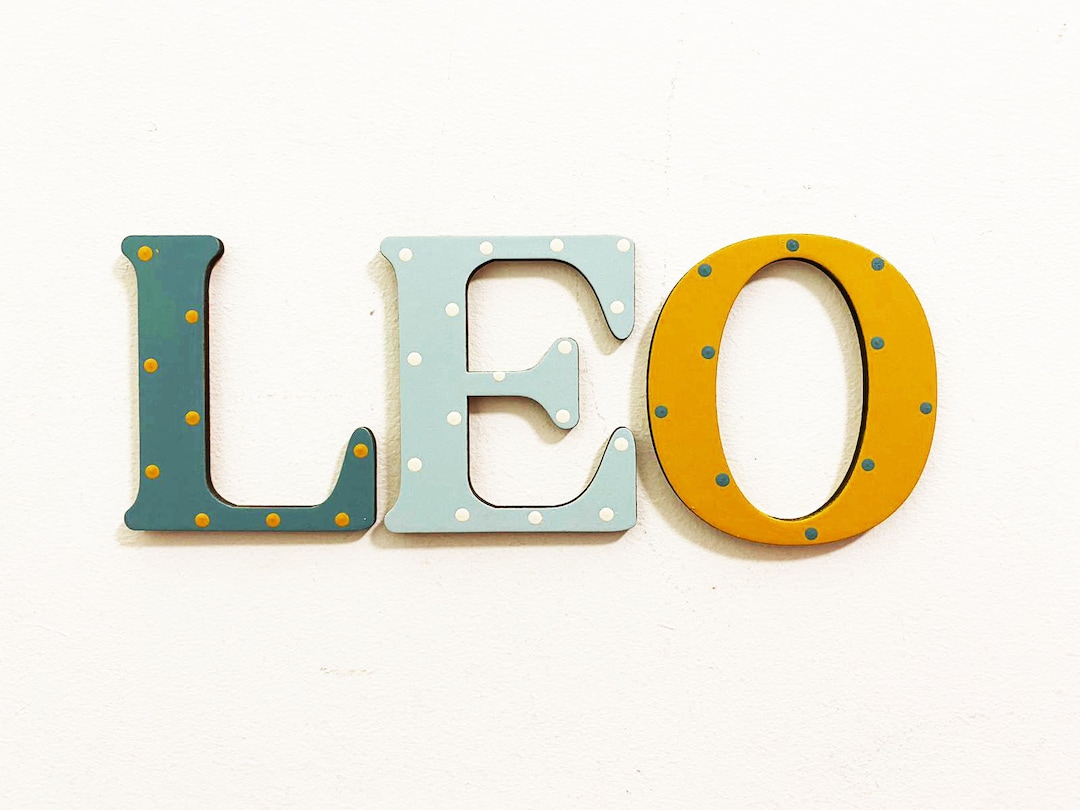 Wooden Name Sign, Wooden Letters, Name Sign, Nursery Letters ...