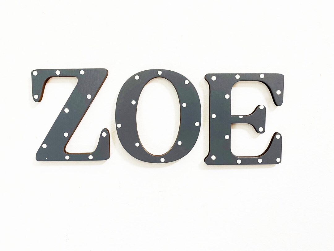 Wooden Name Sign, Wooden Letters, Name Sign, Nursery Letters ...