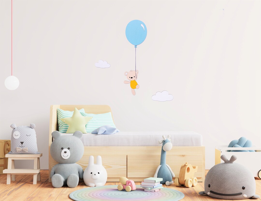 Balloon Shield | Children's Room Decoration | Nursery Decor | Animals ...