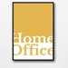 Home Office Poster Digital Download Office Wall Art Home Office Sign - Etsy