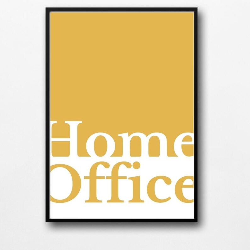 Home Office Poster Digital Download Office Wall Art Home Office Sign - Etsy