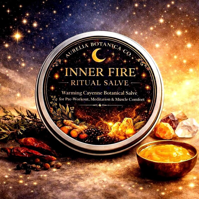 Warming Botanical Salve – Cayenne Herbal Balm for Massage, Ritual ...