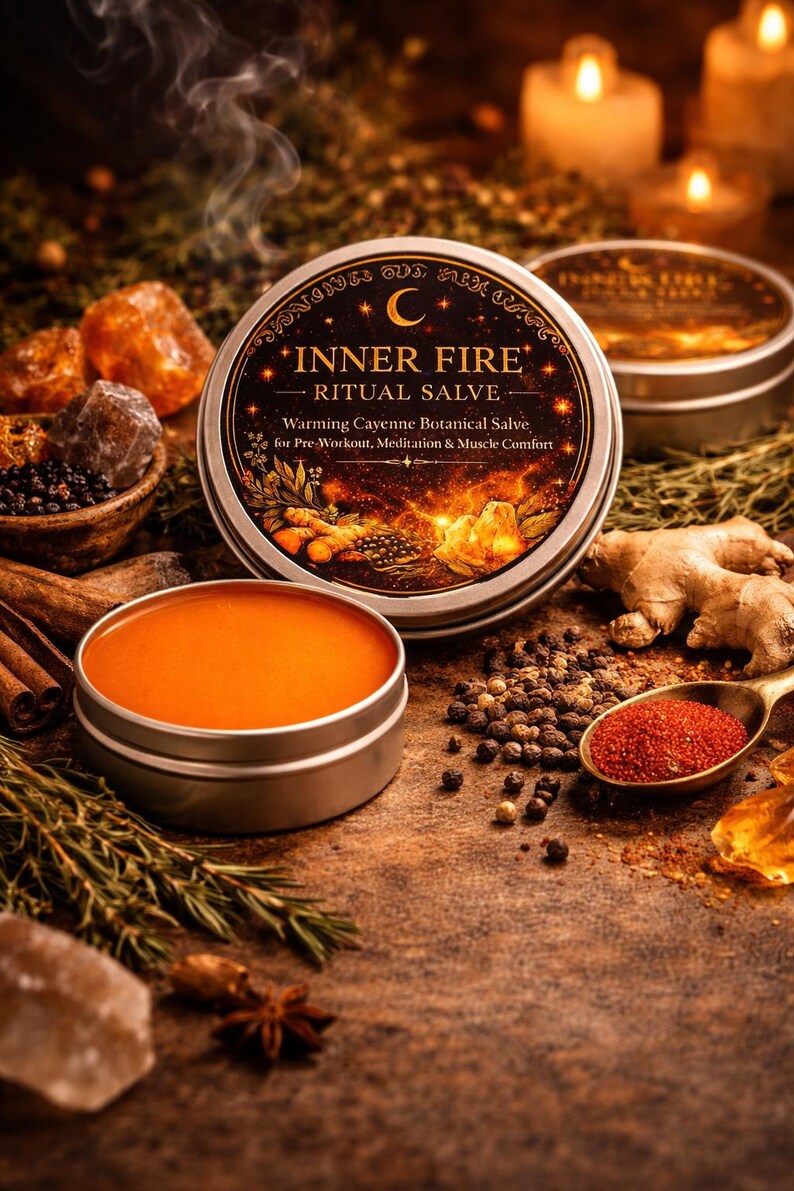 Warming Botanical Salve – Cayenne Herbal Balm for Massage, Ritual ...