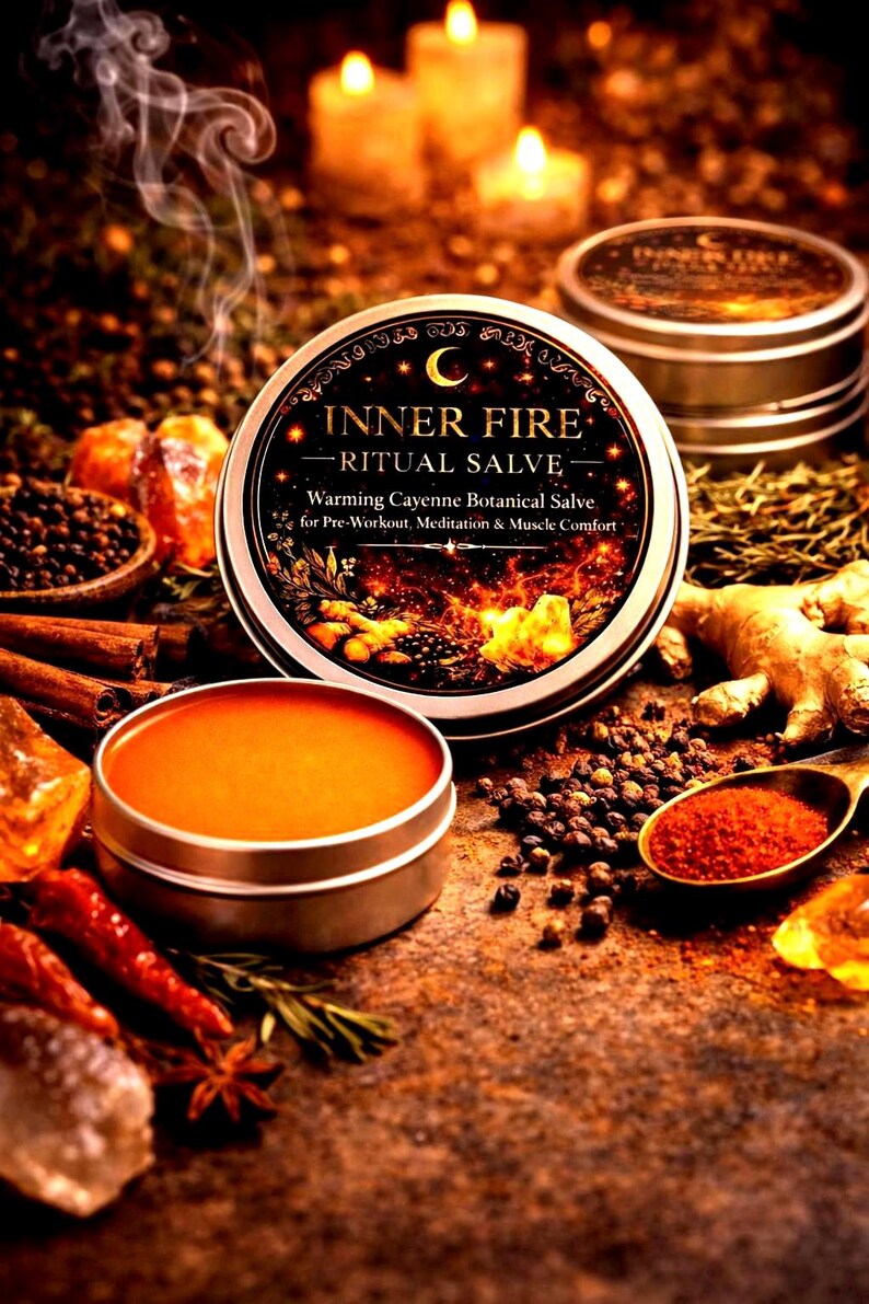 Warming Botanical Salve – Cayenne Herbal Balm for Massage, Ritual ...