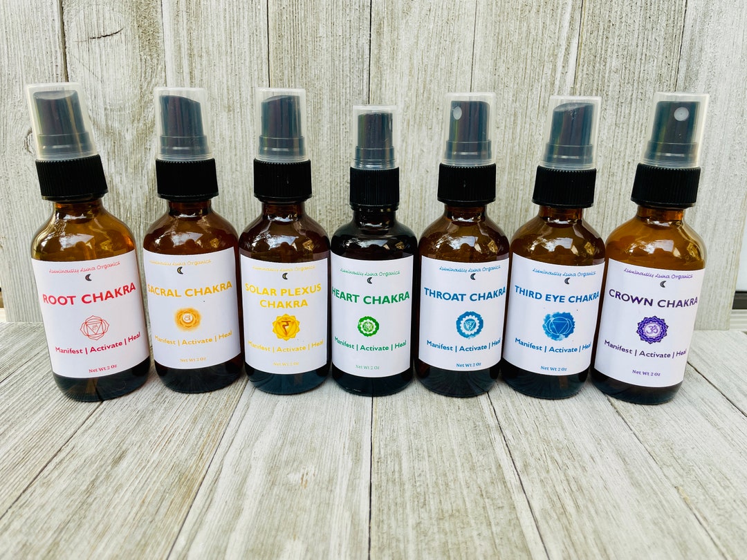 Chakra Healing Spray Meditation Mists Chakra Balancing Yoga Mist Room ...