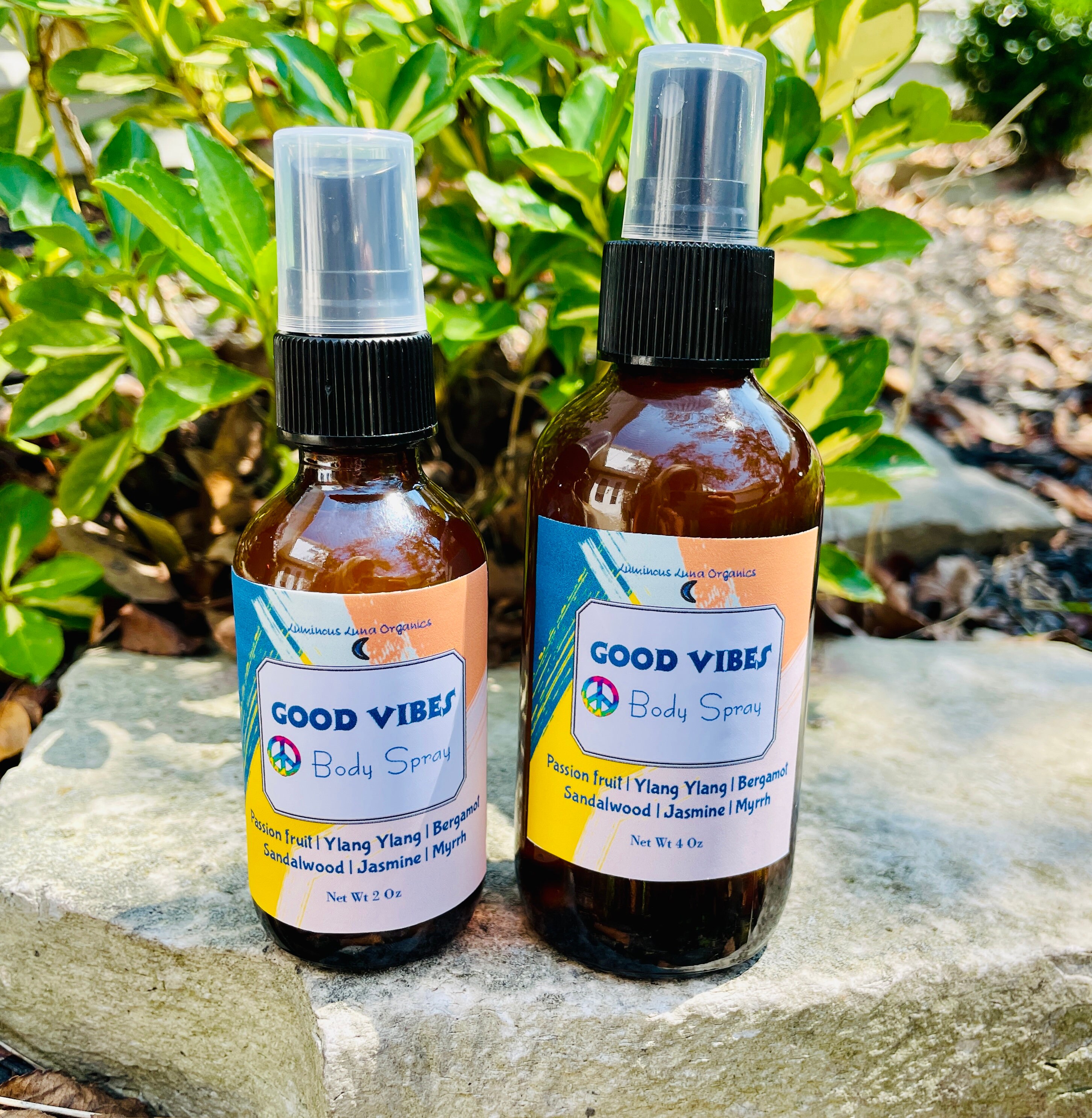 Body Spray Good Vibes Positive Energy Therapeutic Essential Oil Blend ...