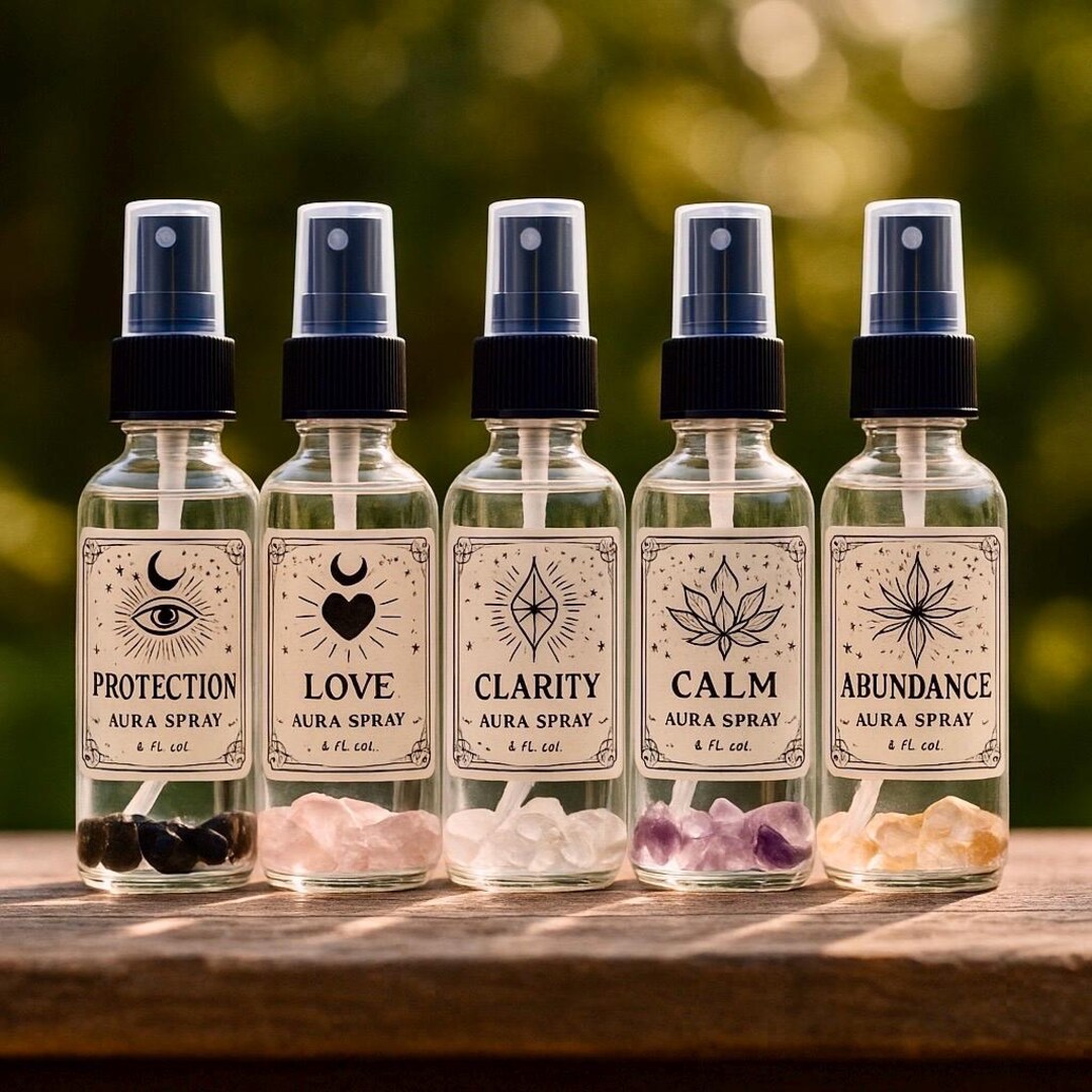 Aura Cleansing Spray – Crystal-infused Energy Clearing Mist for ...